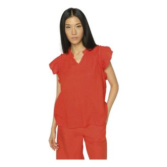 Mos Mosh MOS Mosh, Femme, Blouses et Chemises, Orange, Taille: 36 FR Blouses