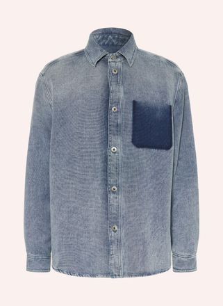 Loewe Hemd Comfort Fit In Jeansoptik blau