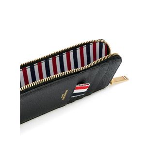 Thom Browne Grained Calf Leather Wallet - Black