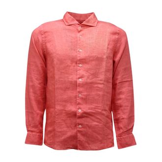 Gran Sasso Vintage Leinenhemd - - Shirts - Herren - Rosa - S