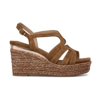 Alma En Pena Esparto Multifunktions-Sandalette mit Keilabsatz - - Shoes - Damen - Braun - 41 EU