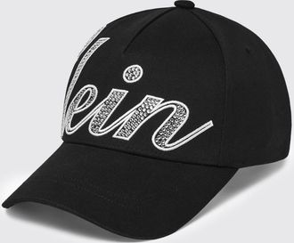 Philipp Plein Casquette de baseball en coton avec logo avant et d&eacute;tail en strass