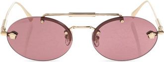 Versace Femme, Accessoires, Jaune, Taille: 56 MM Ve2295 Lunettes de soleil