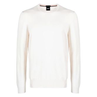 HUGO BOSS Homme, Pulls, Blanc, Taille: XL Maille en laine de style Botto-L
