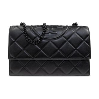 Tory Burch Fleming Convertible Schultertasche - - Bags - Damen - Schwarzk - ONE SIZE