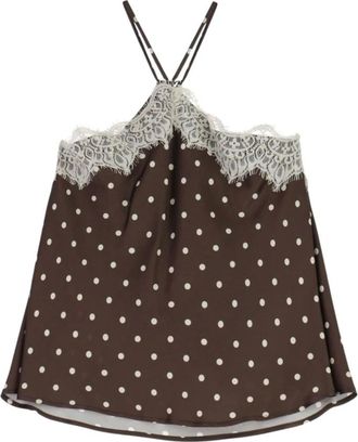 Imperial Femme, Tops, Brun, Taille: 40 FR Canotta