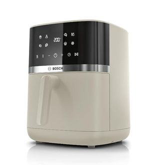 Bosch Hei&szlig;luftfritteuse Serie 4, XL Air Fryer, creme, 6,1 L Fassungsverm&ouml;gen, 7 Voreinstellungen, Auftau- und Warmhaltefunktion, Touchscreen, bis zu 60% sch