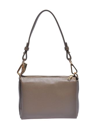 Luisa Vannini Beige Rindsledertasche