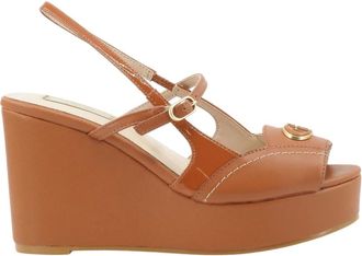 Liu Jo Femme, Chaussures, Brun, Taille: 39 EU Sandale compens&eacute;e