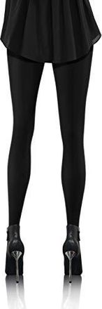 Sesto Senso Collant Thermique Coton Femme 200 Deniers Hiver Chaud Opaque Noir 4 L Black