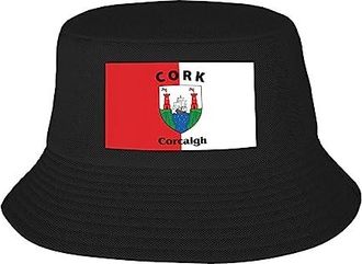 Generic Chapeau De Godet Drapeau du Comt&eacute; De Jyiu Cork en Irlande Dr&ocirc;le Seau Chapeau &Eacute;t&eacute; Respirant Bonnet De Soleil, pour De P&ecirc;che, La Randonn&eacute;e, Le Camping, 