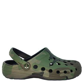 Woz? woz Sabot Cheese Homme, Camouflage - Vert - Mimétique, 44 EU EU