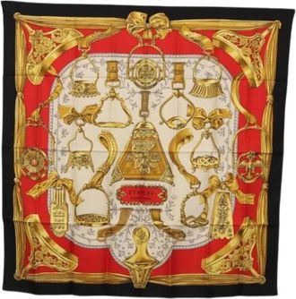 Herm&egrave;s Pre-owned Vintage Silk Scarf - Femme - Pre-owned - Multicolore - Taille: ONE Size