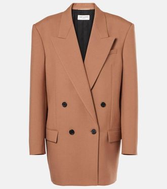 Saint Laurent Blazer aus Woll-Gabardine