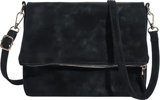 Generic Sac &agrave; bandouli&egrave;re en cuir PU, sac &agrave; main, sacoche pour femmes (noir)