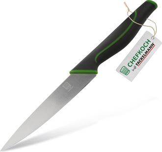 Fackelmann CHEFKOCH Chefmesser - Messer zum m&uuml;helosen Schneiden von Fleisch, Fisch & Gem&uuml;se - Scharfe Klinge aus Premium Edelstahl - Der Allrounder f&uuml;r Profis & 