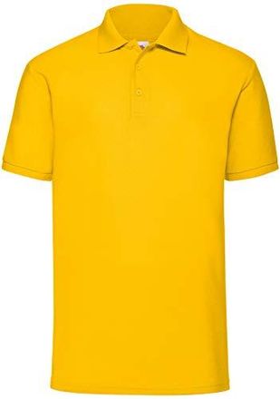 Fruit Of The Loom 65/35 Pique Polo - Polo - Homme, Jaune - Yellow (Sunflower), 3X-Large