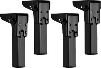 Generic Klappbare Tischbeine - 4 St&uuml;ck Metall-M&ouml;belbeschl&auml;ge, DIY-Couchtischbeine, Ersatzst&auml;nderst&uuml;tzen | Wohnzimmer, Schlafzimmer, Arbeitszimmer, Balkon, Ter