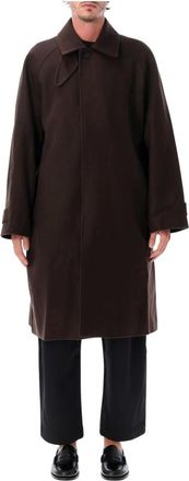 STUDIO NICHOLSON Homme, Manteaux, Brun, Taille: S Monobreast Coat