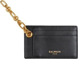 Balmain Femme, Accessoires, Noir, Taille: ONE Size Porte-cartes jacquard monogramme Pulse