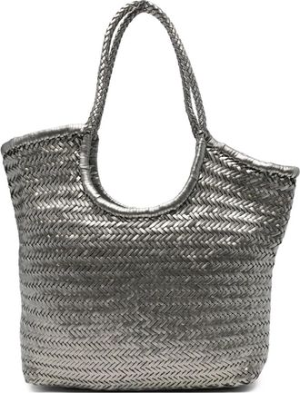 Dragon Diffusion Gewebter Diagonal Tote Bag - Grau