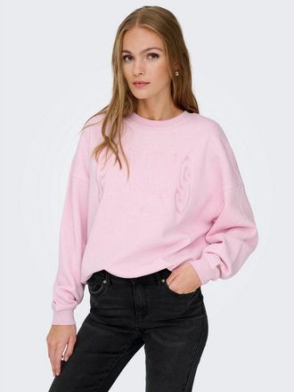 Jacqueline de Yong Sweatshirt JDYMESA L/S O-NECK EMB SWEAT JRS NOOS