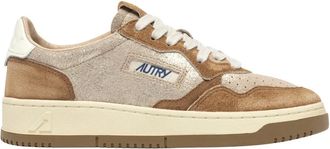 Autry Femme, Chaussures, Beige, Taille: 39 EU Medalist Low