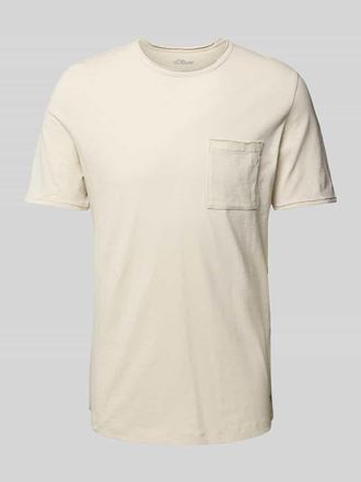 s.Oliver Red Label Regular Fit T-Shirt aus reiner Baumwolle
