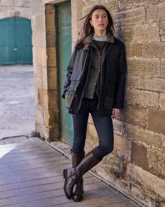 Barbour Allwetterjacke Wachsjacke Modern Border Tartan