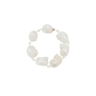 Prada Choker coquillages en argent