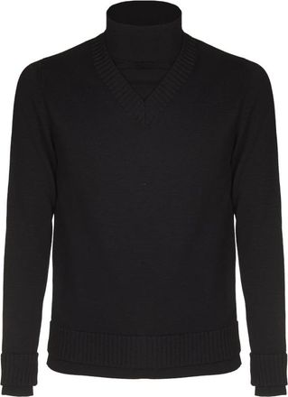 Alpha Studio Homme, Pulls, Noir, Taille: XL Lupetto
