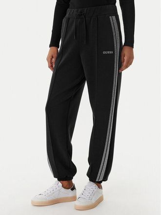 Guess Jogginghose V6RB01 KCAY2 Schwarz Regular Fit