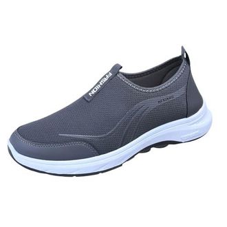 Generico Chaussures orthop&eacute;diques pour homme Chaussures de sport en maille sans lacets pour marcher Chaussures confortables et l&eacute;g&egrave;res Sandales Pales respirant