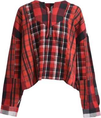 Readymade chemise à empiècements - Rouge