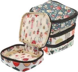 IFUNDOM 4 pi&egrave;ces Trousse Petite Zipp&eacute;e Multifonction pour Serviettes Hygi&eacute;niques Sac de Rangement Portable pour P&eacute;riode L&eacute;ger et Compact pour Voyage et Quotid
