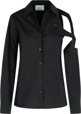 Coperni chemise à découpe logo - Noir