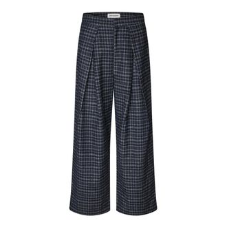 Lollys Laundry Wide Hosen - - Trousers - Damen - Blau - L