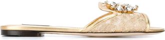 Dolce & Gabbana Sandalen - Sandals Golden - Gr. 36 (EU) - in Gold - f&uuml;r Damen
