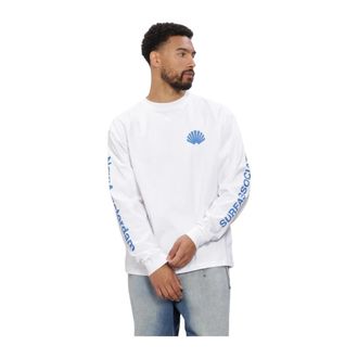 New Amsterdam Surf Association Long Sleeve Tops - - Tops - Herren - Wei&szlig; - M