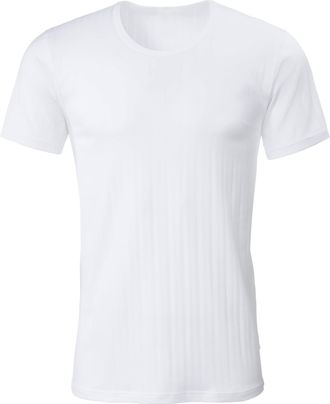 CALIDA Pure & Style T-Shirt Herren, Rundhalsausschnitt, aus weicher PIMA-Baumwolle, maskuliner Nadelzug, atmungsaktiv, schnelltrocknend und geruchshemmend