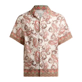 Etro Homme, Chemises, Multicolore, Taille: L Chemise Imprim&eacute;e &agrave; Manches Courtes