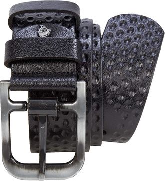 Rock Creek Herren G&uuml;rtel Lederg&uuml;rtel Casual-Style Echt Leder M&auml;nner G&uuml;rtel Leder G&uuml;rtel Jeansg&uuml;rtel Herreng&uuml;rtel G-004 Schwarz 105