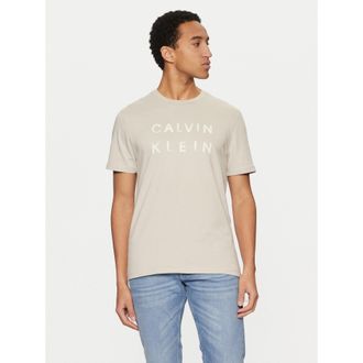 Calvin Klein T-Shirt K10K114156 Beige Regular Fit