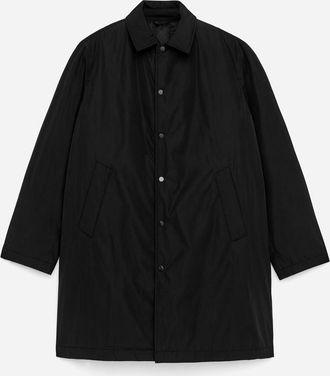 Arket Leicht Gef&uuml;tterter Car Coat -Schwarz