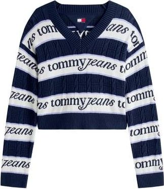 Tommy Hilfiger Pull col V en coton