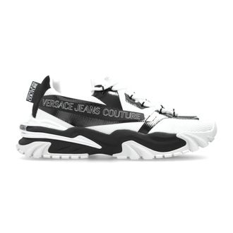 Versace Jeans Couture Sneakers mit Logo-Print - - Shoes - Herren - Wei&szlig; - 39 EU