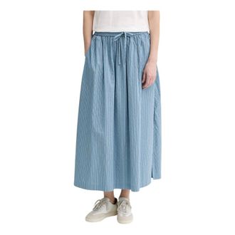 Marc O'Polo Wide Pantalons - Femme - Jupes - Bleu - Taille: 42 FR