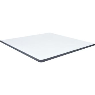 vidaXL Surmatelas de sommier tapissier 200x200x5 cm mi-doux Vidaxl