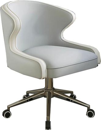 Generic Hochlehner-Schreibtischstuhl,Home-Office-Stuhl aus PU-Leder,gepolstert,Moderne ergonomische Lendenwirbelst&uuml;tze,rollbarer Computer-Arbeitsstuhl B&uuml;ro,Ar