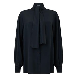 Alberta Ferretti Hemdkragen-Hemd - - Blouses & Shirts - Damen - Schwarzk - L